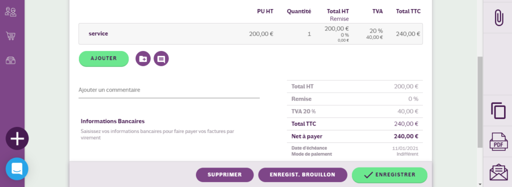 INFast - Test et avis du logiciel de facturation pour les artisans